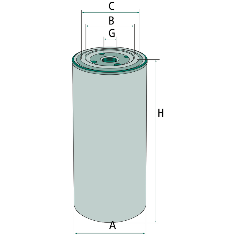 Hydraulik- / Getriebeölfilter MANN-Nr. W1160.6 Fleetguard-Nr. HF28833