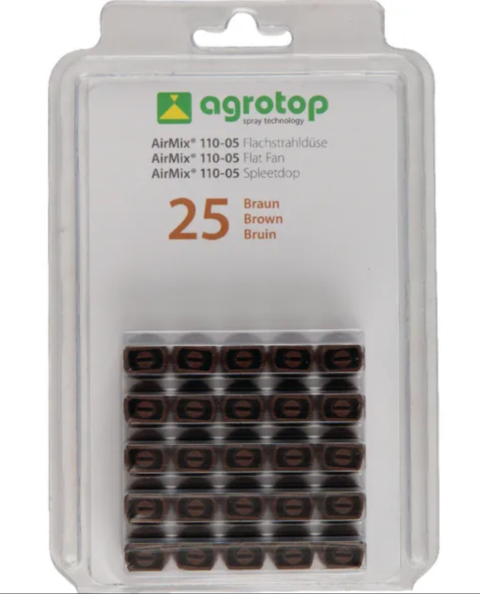 AGROTOP AirMix Düse 110° Injektordüse VE=25 düsengröße:05 - braun